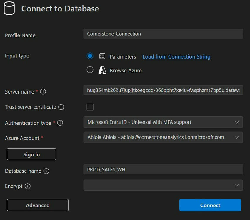 Microsoft Fabric Warehouse Integration in VS Code for Devs